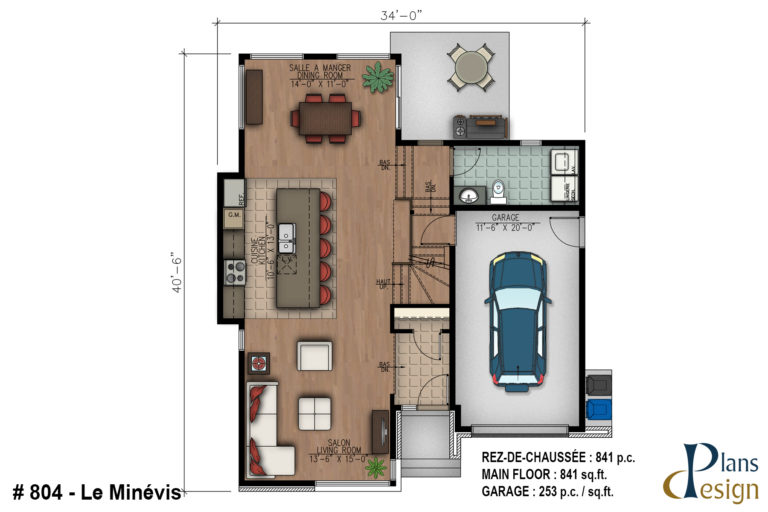 804 - Le Minévis - Plans Design