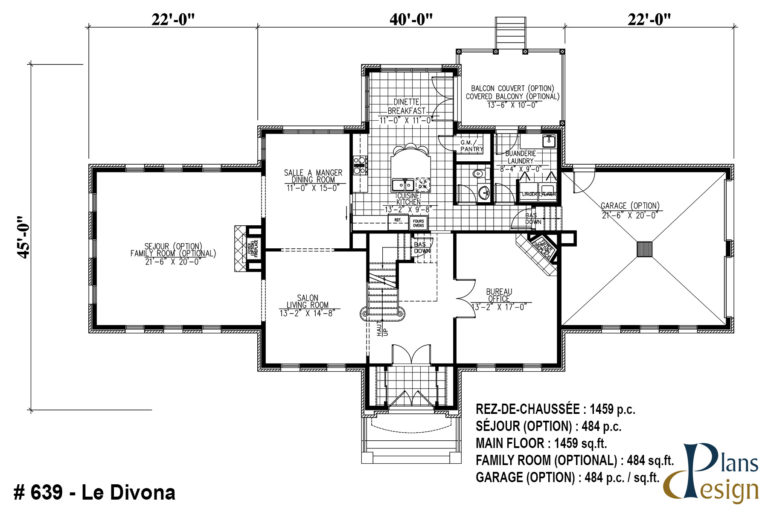 639 - Le Divona - Plans Design