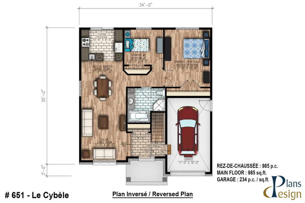 651 - Le Cybèle - Plans Design