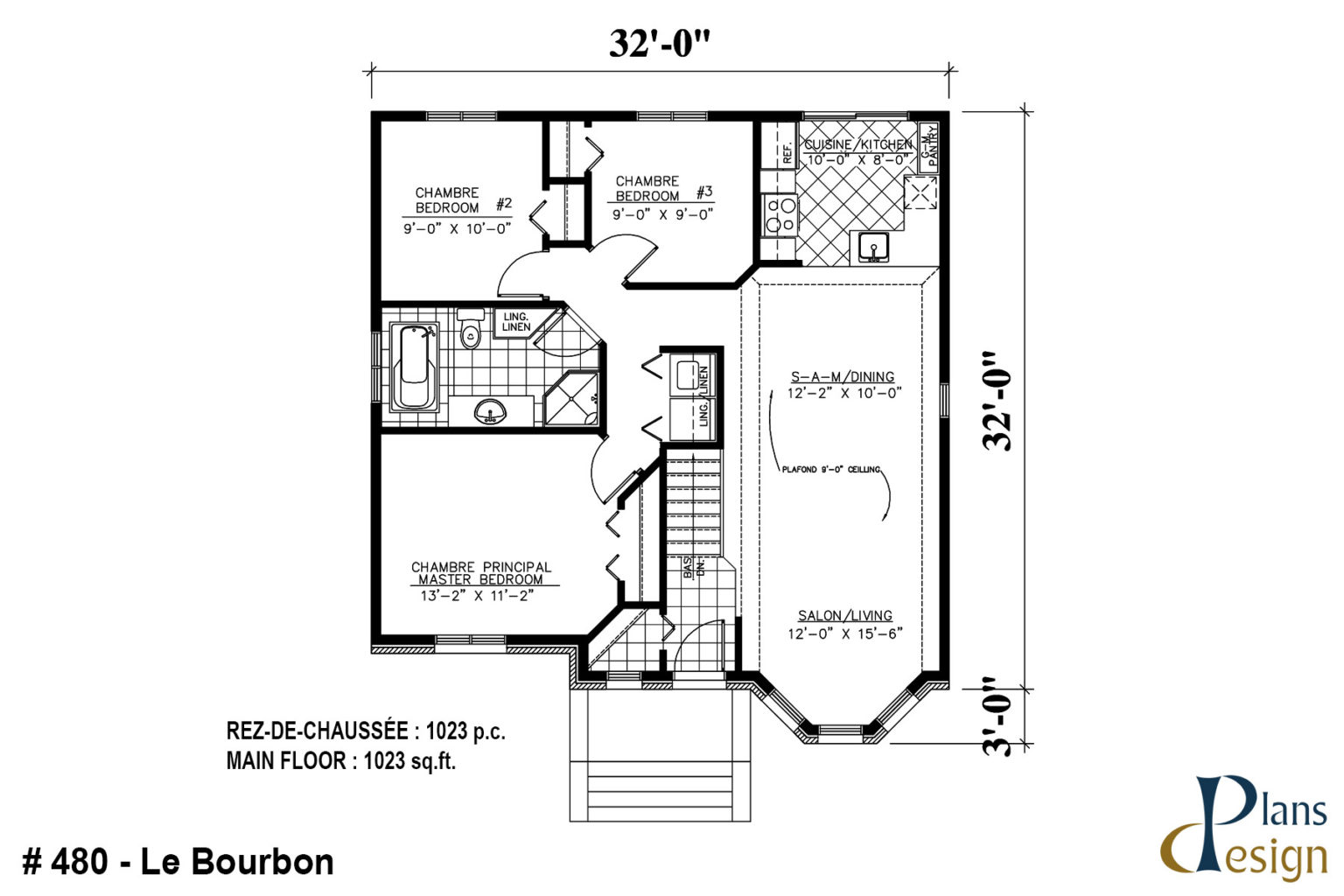 480 - Le Bourbon - Plans Design