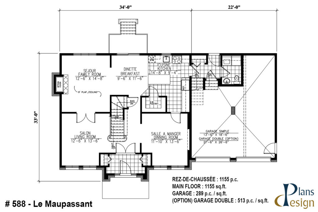 588 - Le Maupassant - Plans Design